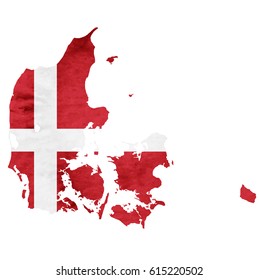 Denmark National Flag Map Icon: เวกเตอร์สต็อก (ปลอดค่าลิขสิทธิ์ ...