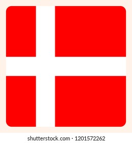 National Flag Denmark Stock Vector (Royalty Free) 1499555780