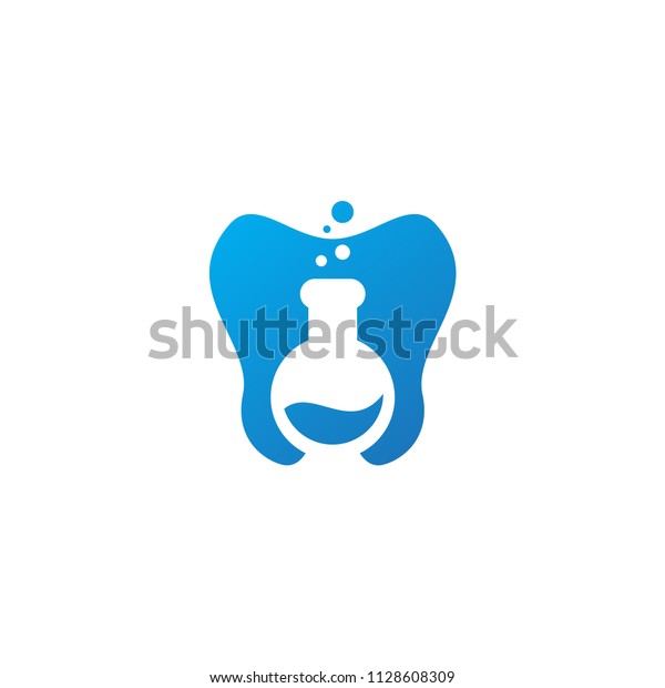 Dental Lab Logo Design Template Stock Vector (Royalty Free) 1128608309 ...