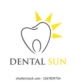 Dental Sun Logo Stock Vector (Royalty Free) 1367839754 | Shutterstock