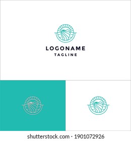 Dental Sun Logo Vector Icon Illustration Stock Vector (Royalty Free ...