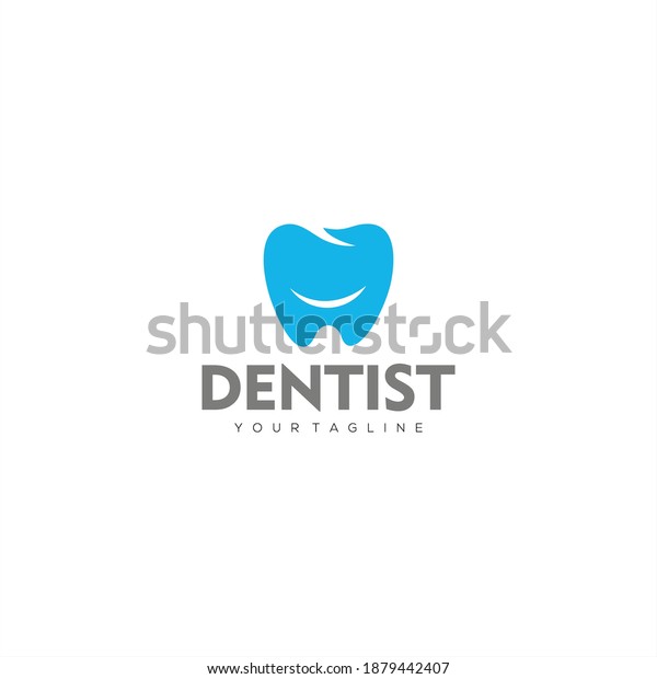 Dental Vector Illustration Smiling Tooth Stock Vector (Royalty Free ...