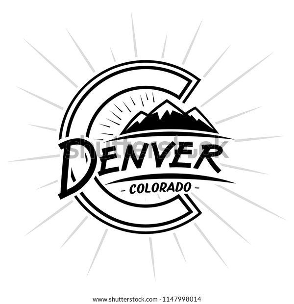 Denver Colorado Logo Vector Illustration Stock Vector (Royalty Free ...
