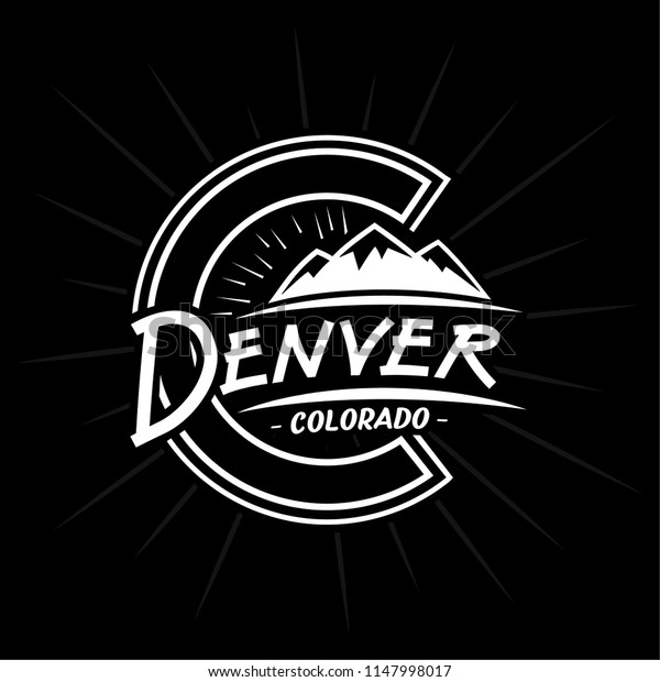 Denver Colorado Logo Vector Illustration Stock Vector (Royalty Free ...