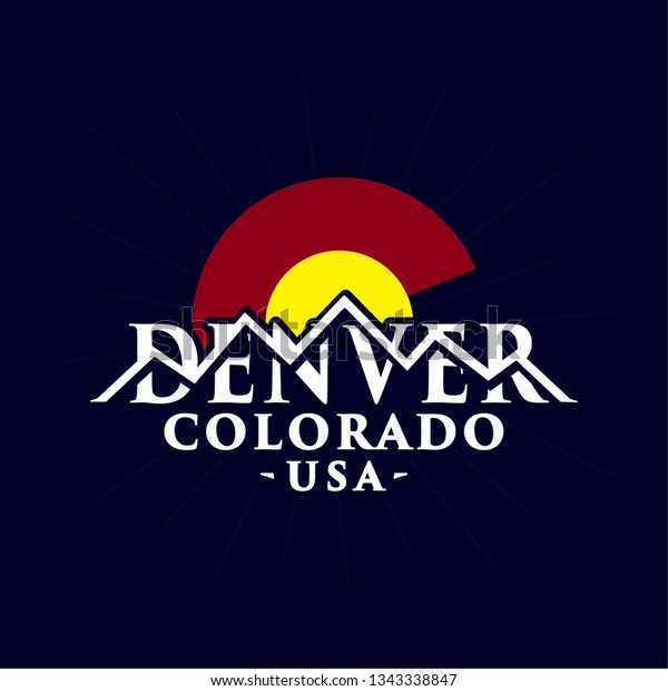 Denver Colorado Logo Vector Illustration Stock Vector (Royalty Free ...