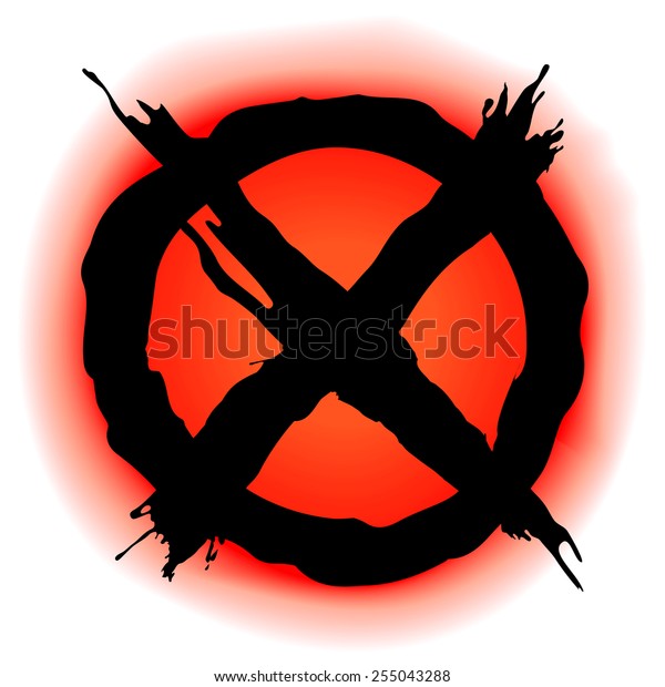 Deny Sign Do Not Prohibition Sign Stock Vector (Royalty Free) 255043288 ...