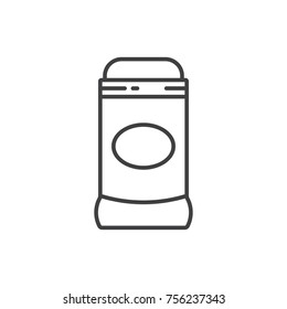 Deodorant Line Icon Stock Vector (Royalty Free) 756237343 | Shutterstock