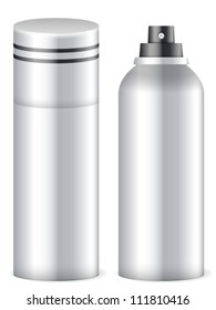 Deodorant Spray On White Background Vector Stock Vector (Royalty Free ...