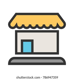 Departmental Store Icon Stock Vector (Royalty Free) 786947359 ...
