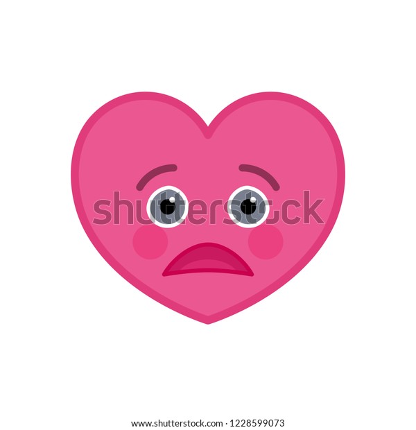 Deplorable Heart Shaped Funny Emoticon Icon Stock Vector (Royalty Free ...