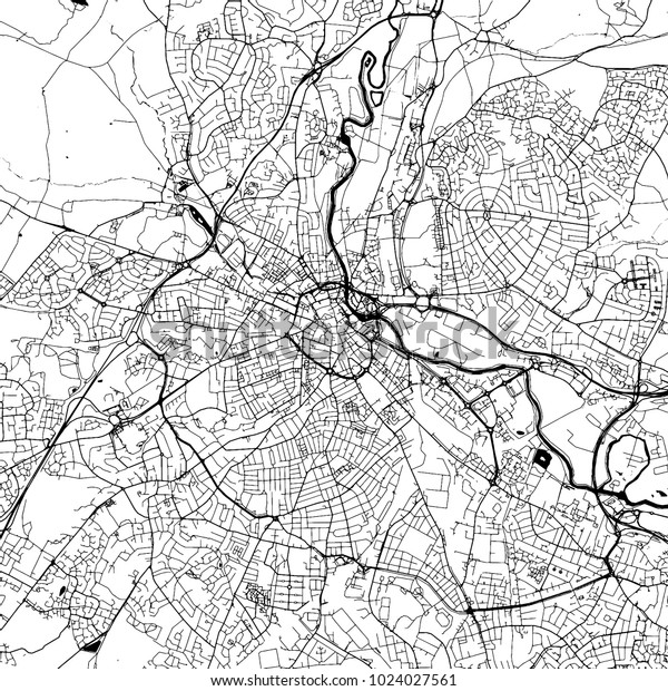Derby Downtown Map Many Details Various: vector de stock (libre de ...