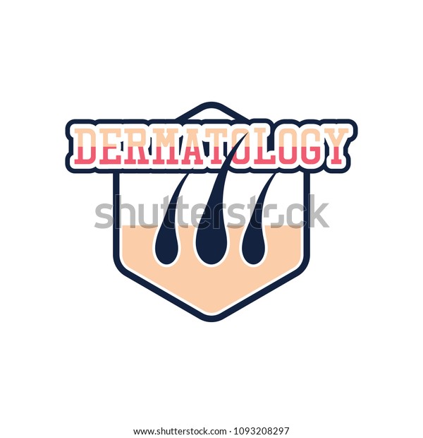 Dermatologist Logo Doctor Clinic Vector Illustration Stock Vector ...