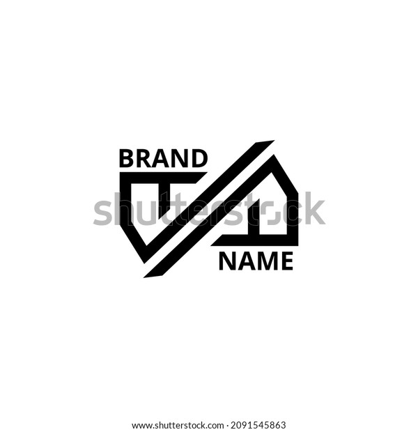 Desain Logo Garis Yang Membentuk Rumahsuitable: เวกเตอร์สต็อก (ปลอดค่า ...