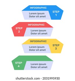 Descriptive Informational Infographic Icon Flat Design Stock Vector ...