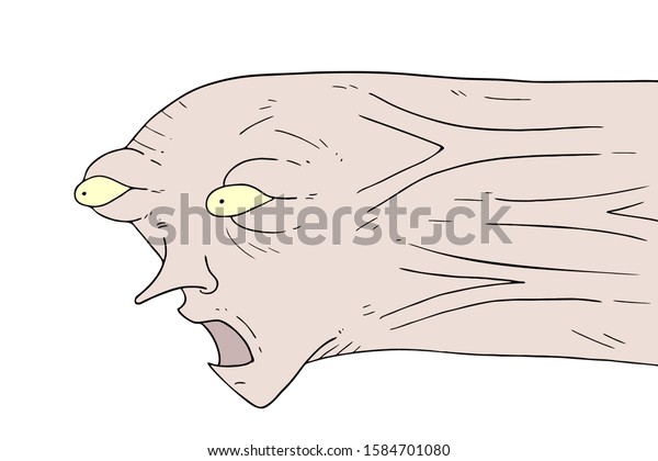 Desgin Ugly Monster Face Stock Vector (Royalty Free) 1584701080 ...