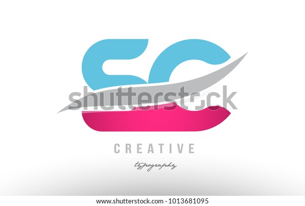 Design Alphabet Letter Logo Combination Sc Stock Vector (Royalty Free ...