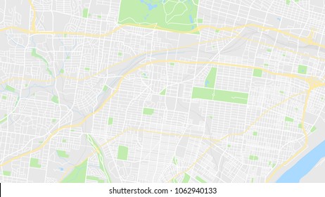 Vektor Stok Printable Street Map Rancagua Chile Map (Tanpa Royalti ...