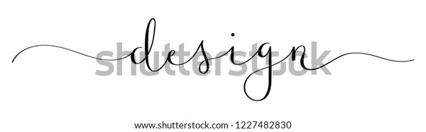 Design Brush Calligraphy Banner Stock Vector (Royalty Free) 1227482830 ...