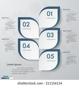 Design Clean Templategraphic Website Layout Vector Stock Vector ...