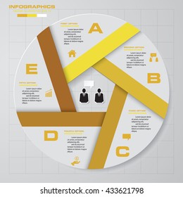 Two Sided Presentation Template Five Fields: เวกเตอร์สต็อก (ปลอดค่า ...