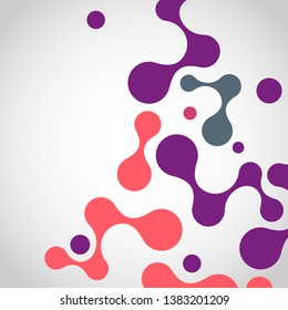 Design Connect Abstract Shapes Vector Molecule Stock Vector (Royalty ...