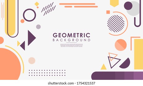 Design Cool Geometric Background Concept Stock Vector (Royalty Free ...