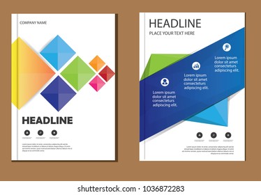 Design Cover Poster A4 Catalog Book Stock Vector (Royalty Free ...