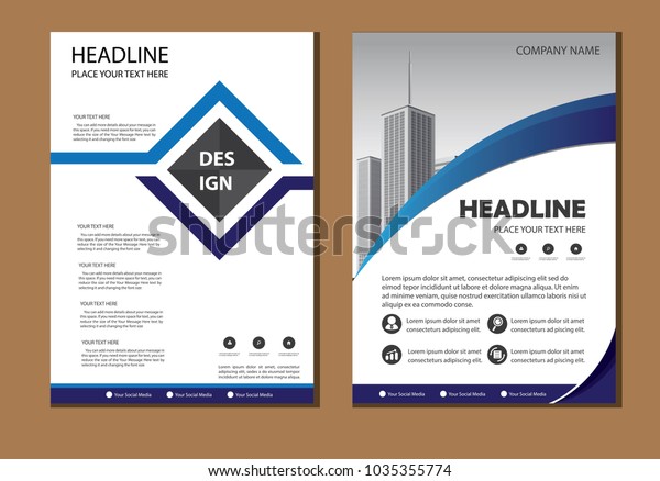 Design Cover Poster A4 Catalog Book Stock Vector (Royalty Free ...