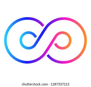 Design Elements Infinity Sign Color Spectrum Stock Vector (Royalty Free ...