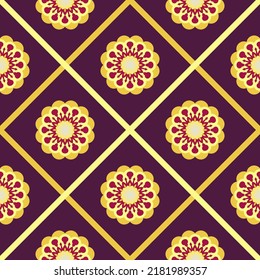 Design Fabric Pattern Wallpaper Stock Vector (Royalty Free) 2181989357 ...