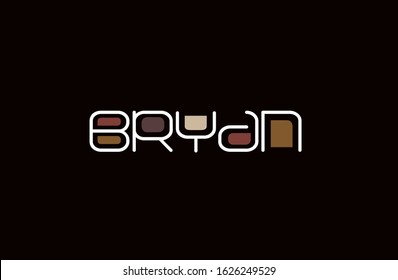 24 Bryan name Images, Stock Photos & Vectors | Shutterstock