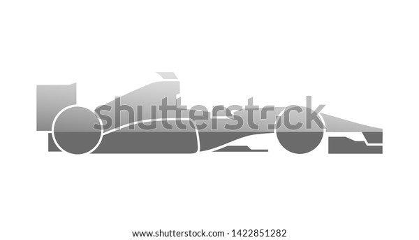 Design Formula Racing Car Draw Stock Vector (Royalty Free) 1422851282 ...