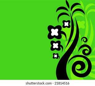 Design Green Shade Background Stock Vector (Royalty Free) 21814516
