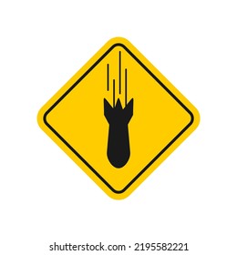 Design Hazard Bomb Falling Draw Stock Vector (Royalty Free) 2195582221 ...