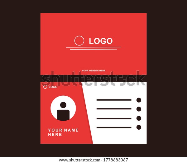 Design Id Card Used Identification Stock Vector (Royalty Free ...
