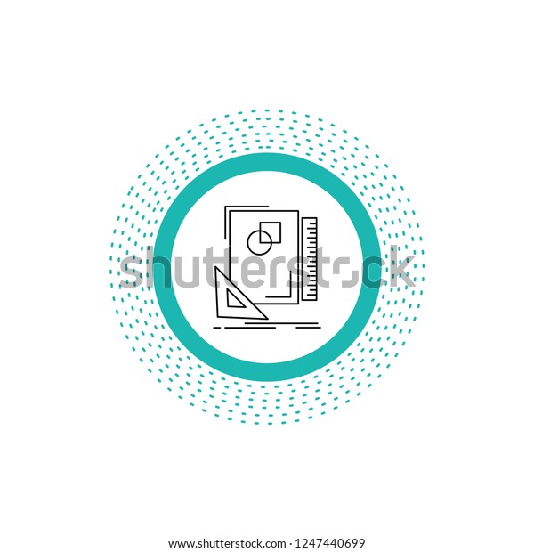 Design Layout Page Sketch Sketching Line Stock Vector (Royalty Free ...