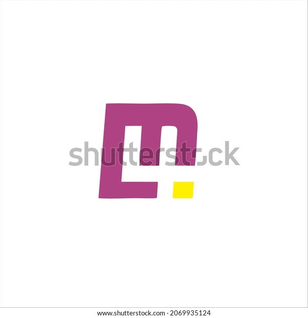 Design Letter M4 Logo Your Company Stock Vector (Royalty Free ...