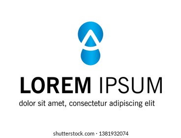 Design Logo Alphabet Circle Stock Vector (Royalty Free) 1381932074