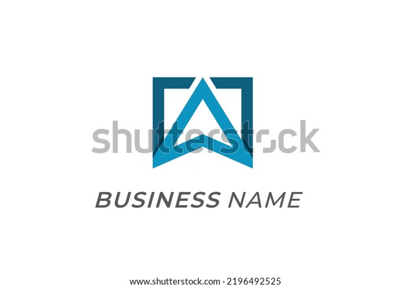 Design Logo Combine Mark Compass Stock Vector (Royalty Free) 2196492525 ...