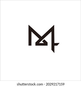 Design M4 Letters Logo Your Company Stock Vector (Royalty Free ...