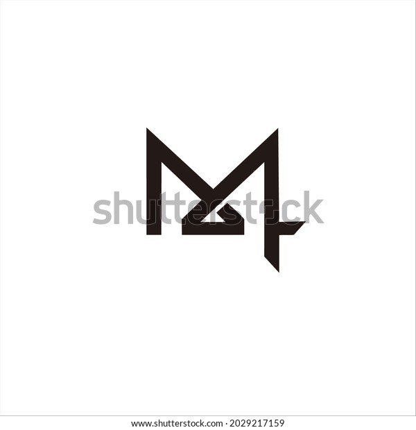 Design M4 Letters Logo Your Company Stock Vector (Royalty Free ...