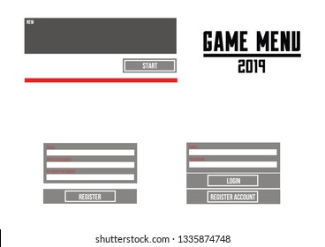 Design Menu Icon Login Page Enter Stock Vector (Royalty Free ...