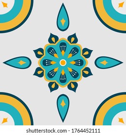 Design Motifs Patterns Production Floor Tiles Stock Vector (Royalty ...