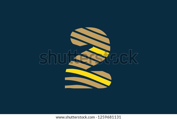 Design Number 2 Lines Stripe Logo Stock Vector (Royalty Free ...