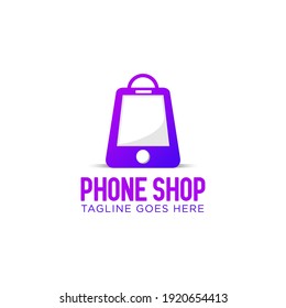 Design Phone Shop Vector Logo Stock Vector (Royalty Free) 1920654413 ...
