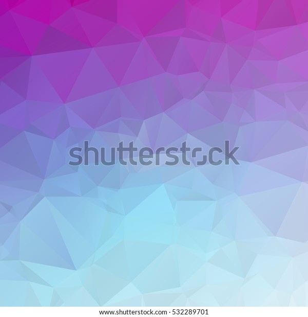 Design Polygon Multicolor Blue Colorful Geometric Stock Vector (Royalty ...