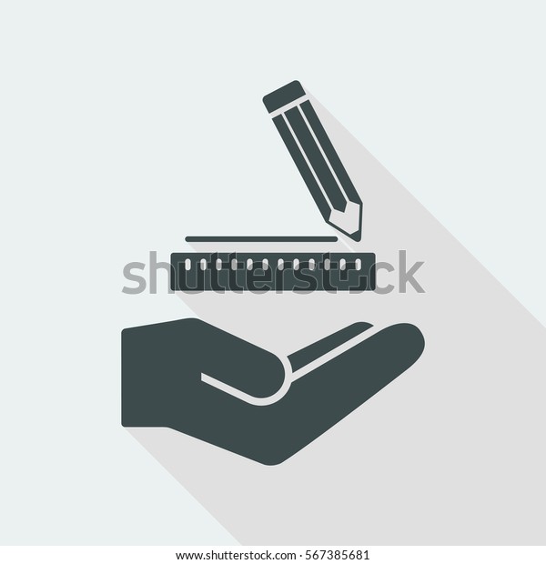 Design Project Minimal Modern Icon Stock Vector (Royalty Free ...