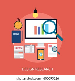 Design Research Icon Stock Vector (Royalty Free) 600093326