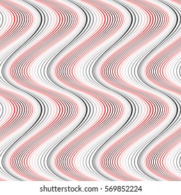 Design Seamless Colorful Waving Pattern Abstract Stock Vector (Royalty ...