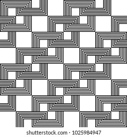Design Seamless Monochrome Chain Pattern Abstract Stock Vector (Royalty ...